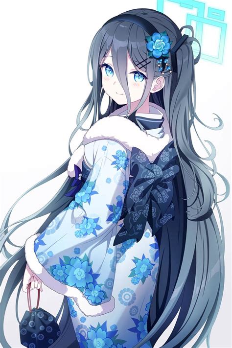 蔚蓝档案 天童爱丽丝 和服 可爱图片 尺寸3000x4500 BoBoPic