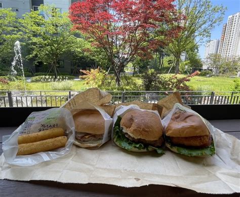 프랭크버거 신메뉴 Sg불고기버거 Sg크림치즈버거 후기 네이버 블로그