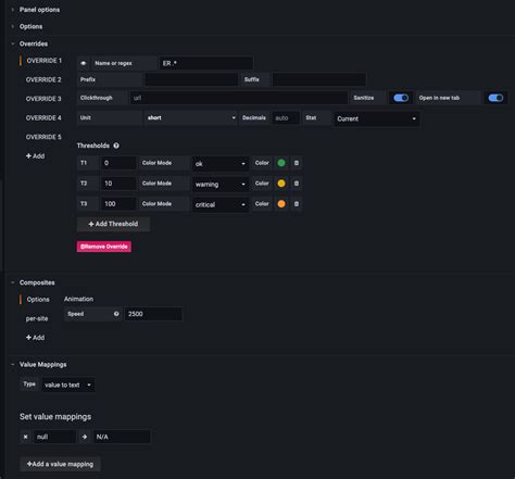Request Add Value Mappings Per Override · Issue 217 · Grafanagrafana