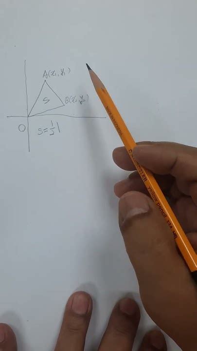 좌표평면에서 삼각형의 면적 1 Youtube