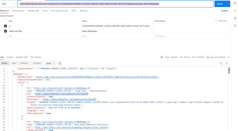 how to apply keyword search in bing v7 search api microsoft qanda