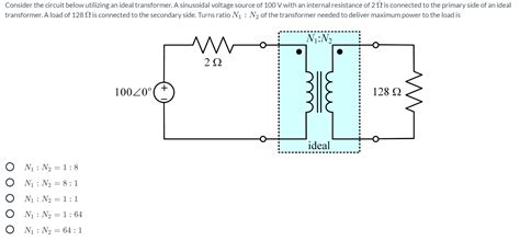Solved Consider The Circuit Below Utilizing An Ideal