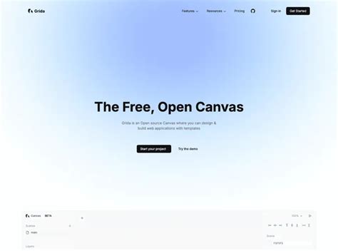Grida By Gridaco A Undefined Template Built At Lightspeed