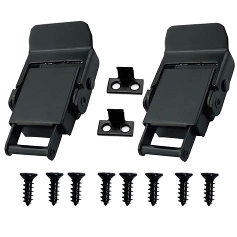 Stainless Steel Spring Loaded Black Draw Latches And Tension Latches Toggle Hasp Clamp Toggle