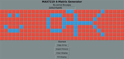 LED Matrix Array Generator