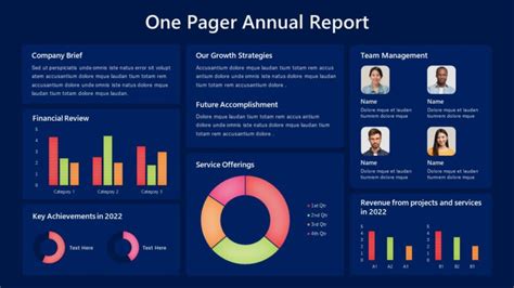 Business One Pager Examples And Ppt Templates Slidebazaar
