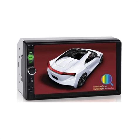 Mp5 Central Multimídia 2 Din Usb Bt Sd Espelha Light E Tech Central Multimídia Para Carro