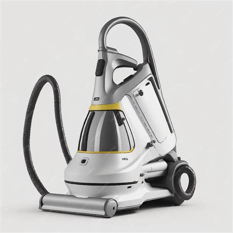 진공 청소기 벡터 일러스트 흰색 배경 프리미엄 벡터