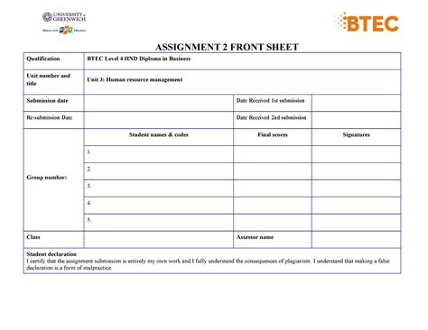 487assignment 2 Frontsheet 2020 2021 Assignment 2 Front Sheet