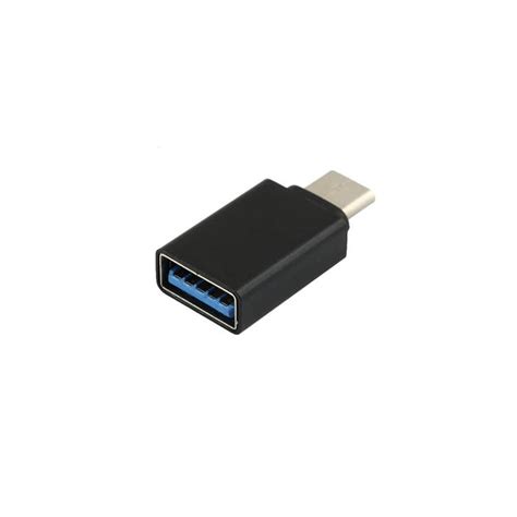 Преходник Алуминиев Otg Usb Micro Usb мъжки към Usb 3 0 женски Черен Emag Bg