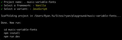 Variable Fonts Animation With Music Frequency