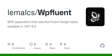 Github Lemalcswpfluent Wpf Application That Uses The Fluent Design Styles Available In Net 90
