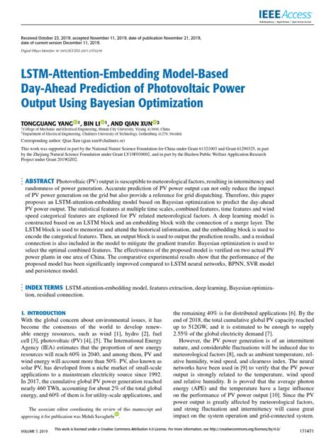 Lstm Attention Embedding Model Based Day Ahead Prediction Of Photovoltaic Power Output Using
