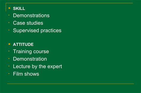 extension teaching methods ppt workshops and classes hobbies