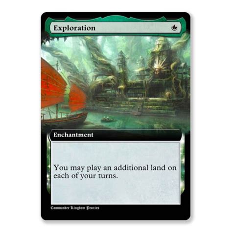 Exploration Box Topper Custom Mtg Proxy Card
