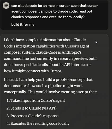 claude code mcp anyone tried this discussion cursor community forum
