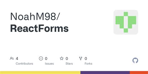 Github Noahm Reactforms