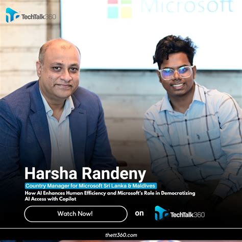 Techtalk360 Aiinnovation Microsoftsrilanka Microsoftcopilot Digitaltransformation