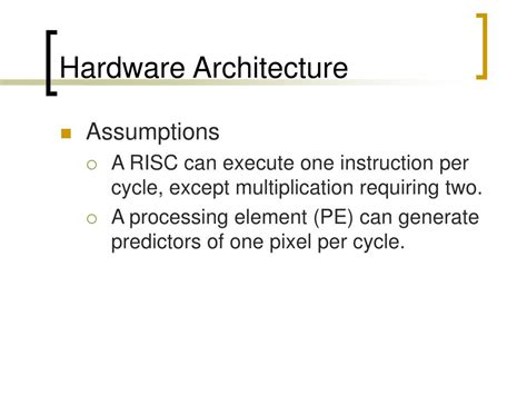 Ppt Analysis Fast Algorithm And Vlsi Architecture Design For H264