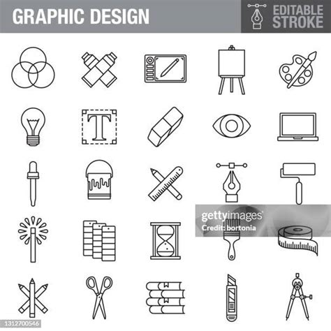 1 994 Editable Stroke Icons Fashion High Res Illustrations Getty Images
