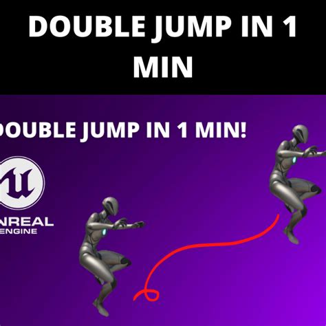How To Make Your Player Double Jump In Unreal Engine 5 In 1 Min