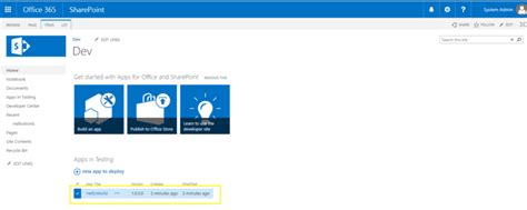 How To Create Hello World Sharepoint Hosted Add Ins