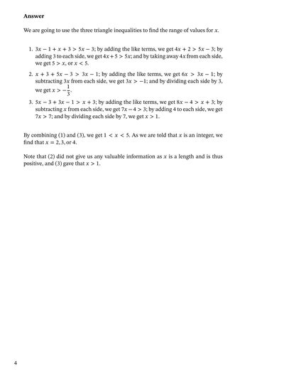 Lesson Inequality In One Triangle Sides Nagwa