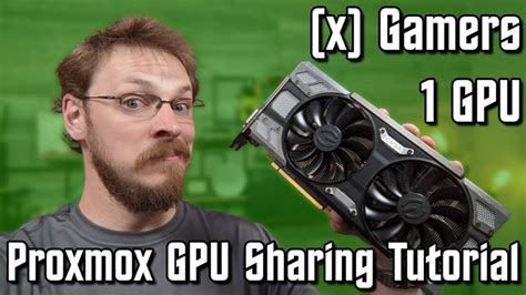 Proxmox Vgpu Gaming Tutorial Share Your Gpu With Multiple Vms