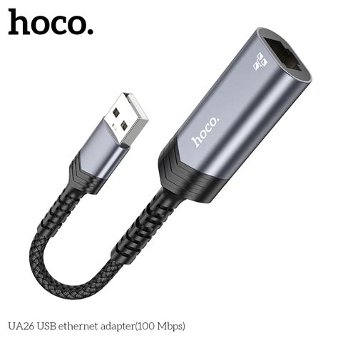 BỘ CHUYỂN ĐỔI HOCO ETHERNET USB UA26 100 MBPS