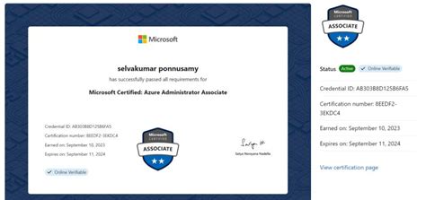 Selvakumar Ponnusamy On Linkedin Im Happy To Share That Ive Obtained
