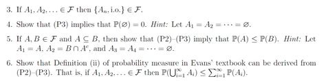 Solved Sample Space And Probability Measure The Fundamental Chegg Com