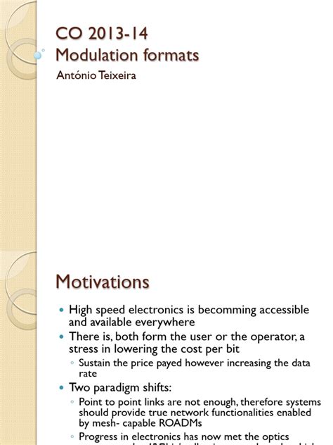 10 14modulation Formats Pdf Orthogonal Frequency Division