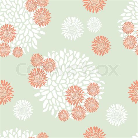 Retro Style Vector Seamless Pattern Stock Vector Colourbox