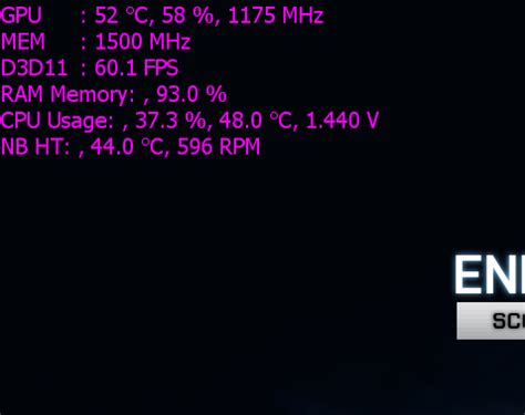 How To In Game CPU Memory Motherboard Monitoring Overlay Overclockers Forums Games