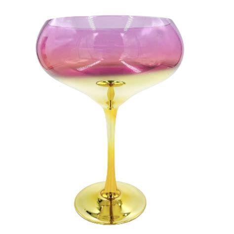 Gilded Coupe Glass Peepas