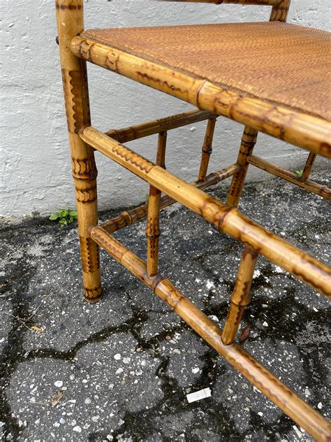 Antique Bamboo Corner Chair For Sale At 1stdibs Antique Bamboo
