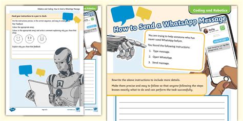 Robotics And Coding How To Send A Whatsapp Message