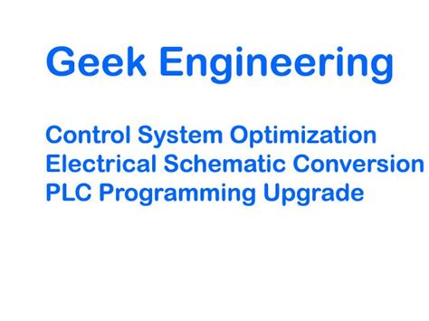 Geek Engineering Geekengineering Machinery Oem Machine Automate Automation Control