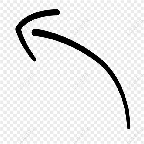 Semicircular Arrow Material Hand Map Curved Arrow PNG Transparent Background And Clipart Image