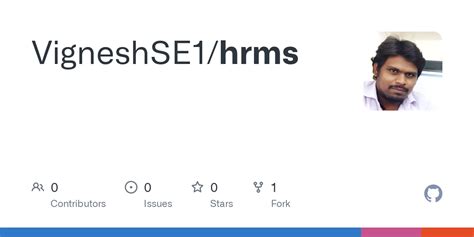Github Vigneshse1hrms