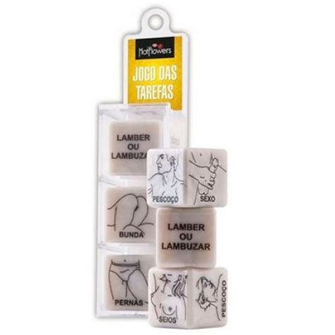 jogo das tarefas 3 dados erÓticos brincadeira hot flowers original produtos sex shop shopee