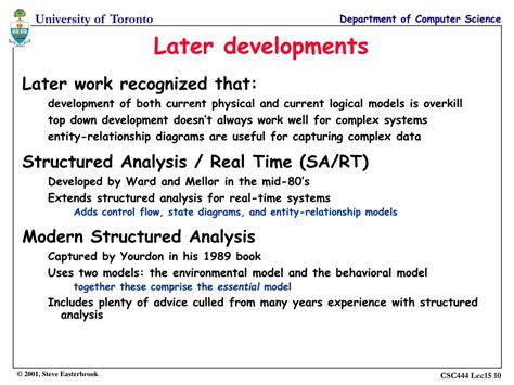 Ppt Lecture 15 Structured Modeling Methods Powerpoint Presentation