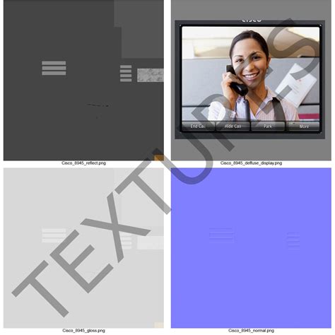 Cisco Unified Ip Phone 8945 And Expansion Module 3d Model 3d Model 49 3ds C4d Fbx Ma Obj