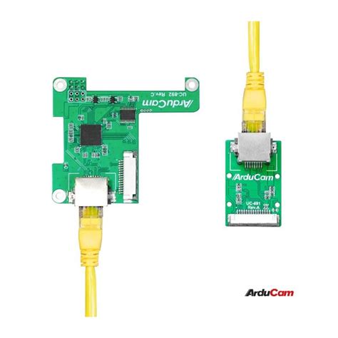 ArduCAM 64MP Camera and Cable Extension Kit zestaw z kamerą 64MP i adapterem Ethernet dla
