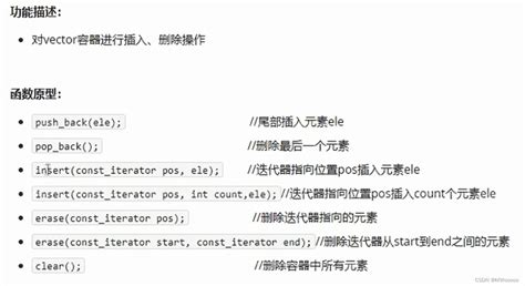 C vector容器 CSDN博客