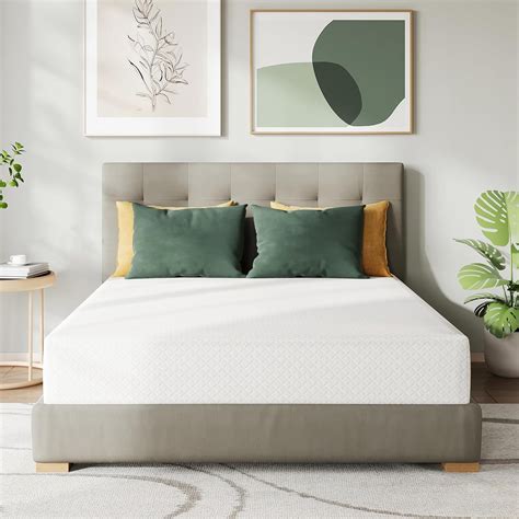 Full Mattress In A Box Green Tea Memory Foam Mattress With Temperature