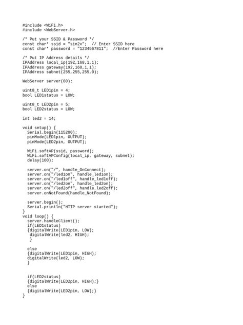 Kontrol Dgn Esp 32 Pdf Ip Address Application Layer Protocols