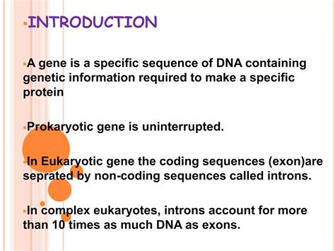 Fine Structureof Gene Allelic Complementation And Split Gene Ppt
