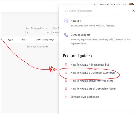 How To Create A Comment Auto Reply Help Center Marketing Master IO