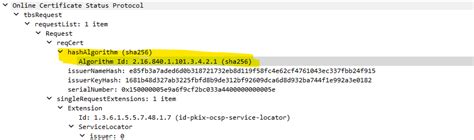 Online Responder Ocsp Request With Hashalgorithm Sha256 Response